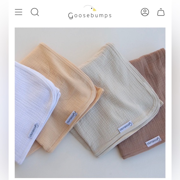 Baby Goosebumps | Accessories | Nwt Blue Baby Goosebumps Binded Cotton ...